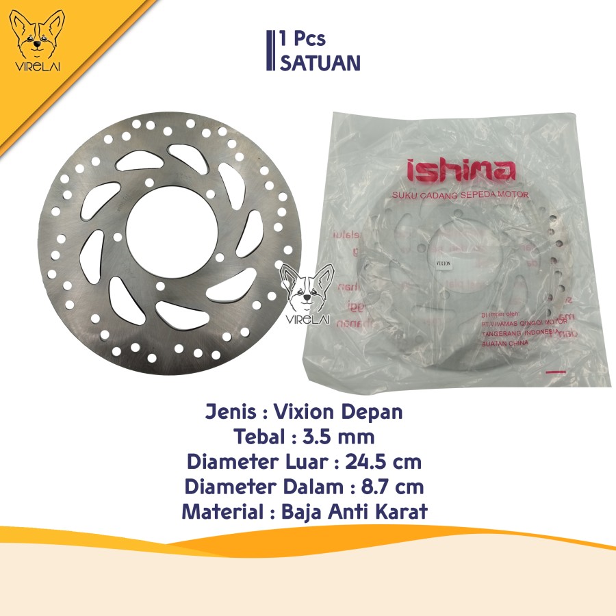 Piringan Cakram Depan / Belakang Vixion (Ishima) | Lazada Indonesia