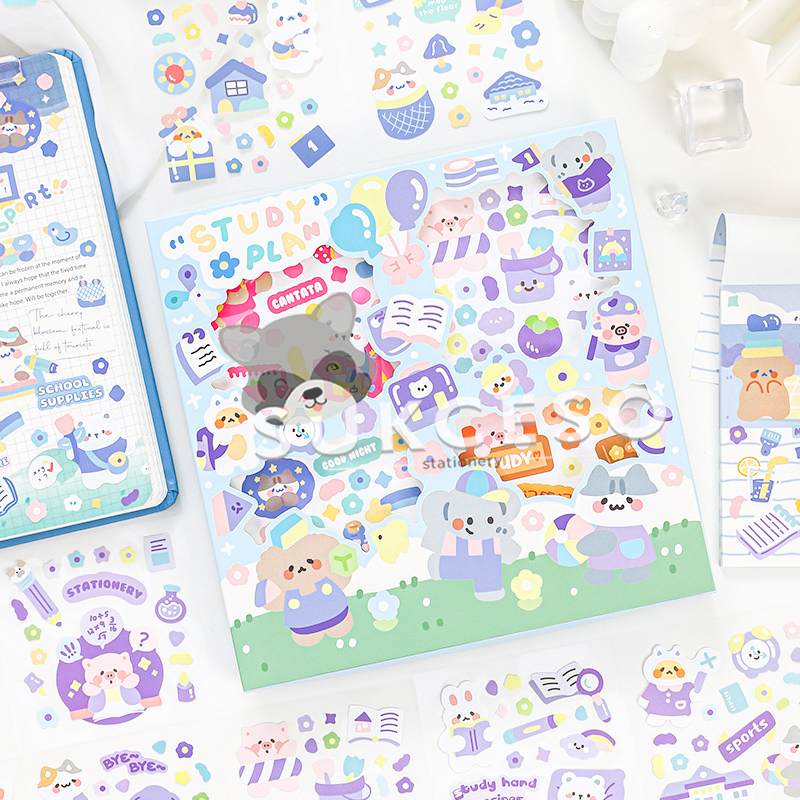Study Plan Deco Stickers Collection Box Set / Stickers Stiker Box Set ...