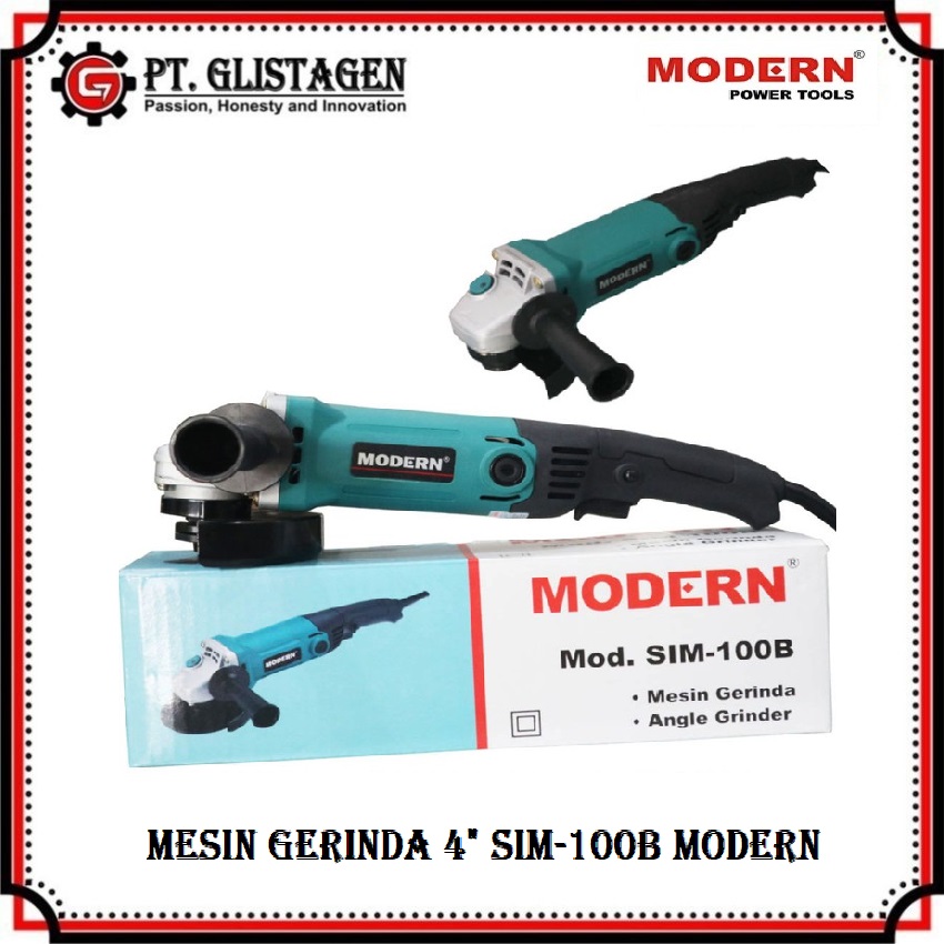 SIM-100B Mesin Gerinda Tangan 4" Inch MODERN / Mesin Gurinda Sim-100B ...