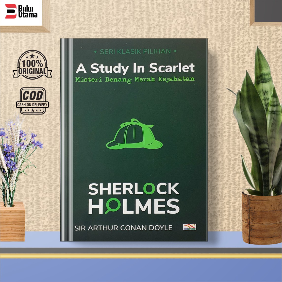 Penerbit Indoliterasi - Sherlock Holmes A Study In Scarlet versi Bahasa ...