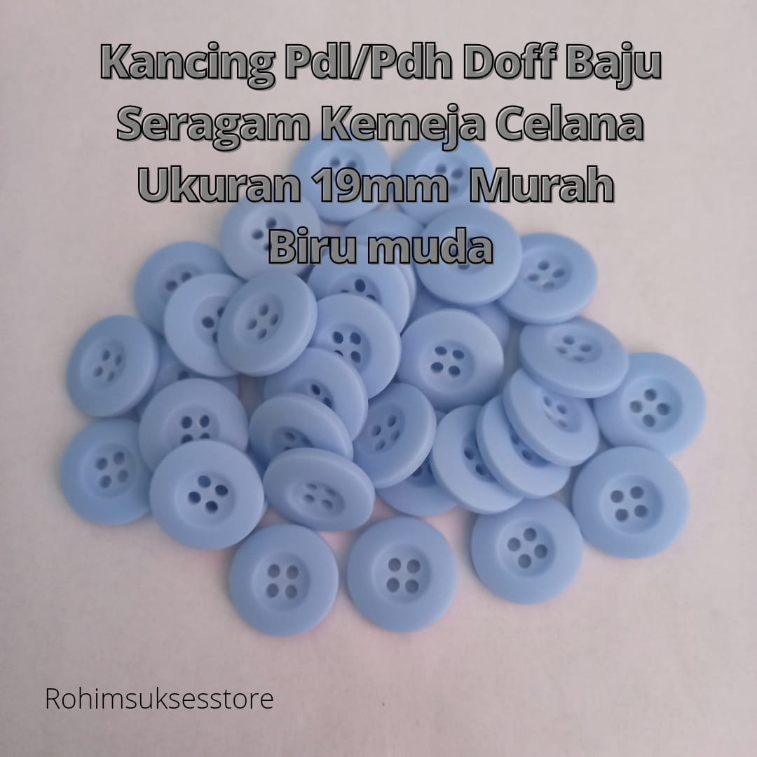 Kancing Pdl/Pdh Doff Baju Seragam Kemeja Celana Ukuran 19mm Murah 1 ...