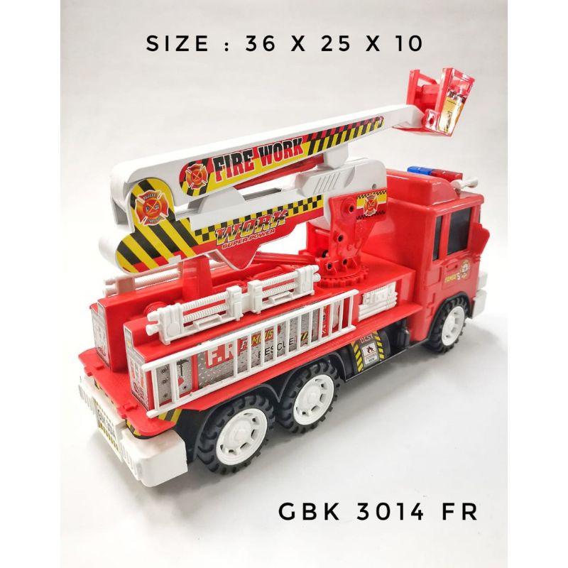 MAINAN ANAK MOBIL PEMADAM KEBAKARAN PMK FIRE RESCUE TANGGA BISA NAIK ...