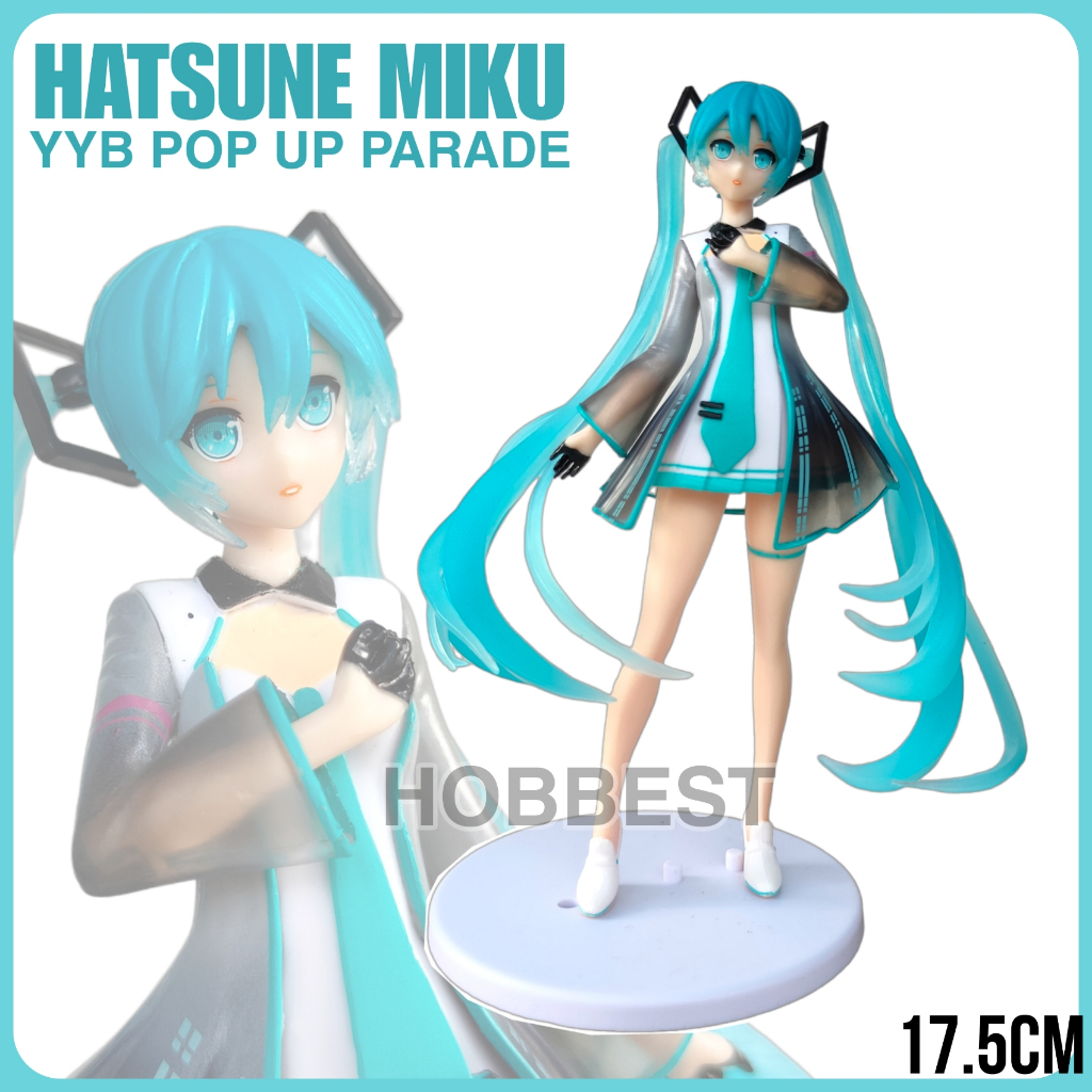 HATSUNE MIKU YYB POP UP PARADE Action Figure Miniatur Pajangan Topper ...