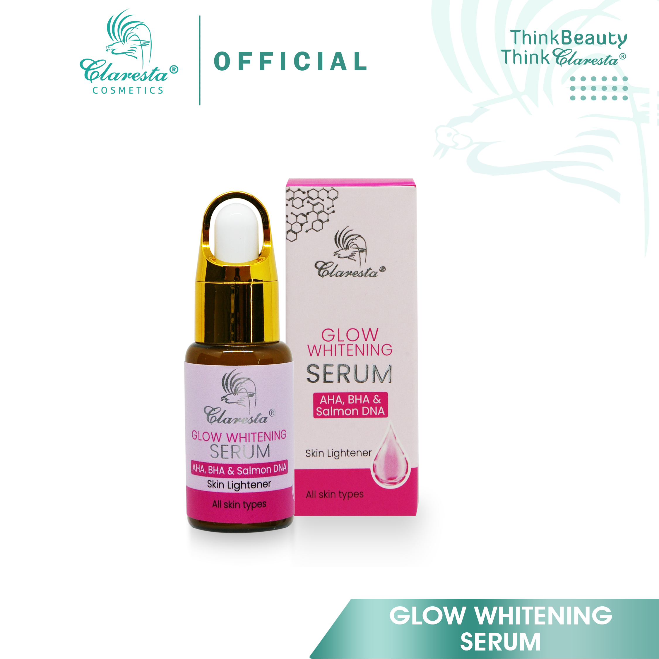 Claresta Glow Whitening Serum (DNA Salmon) | Lazada Indonesia