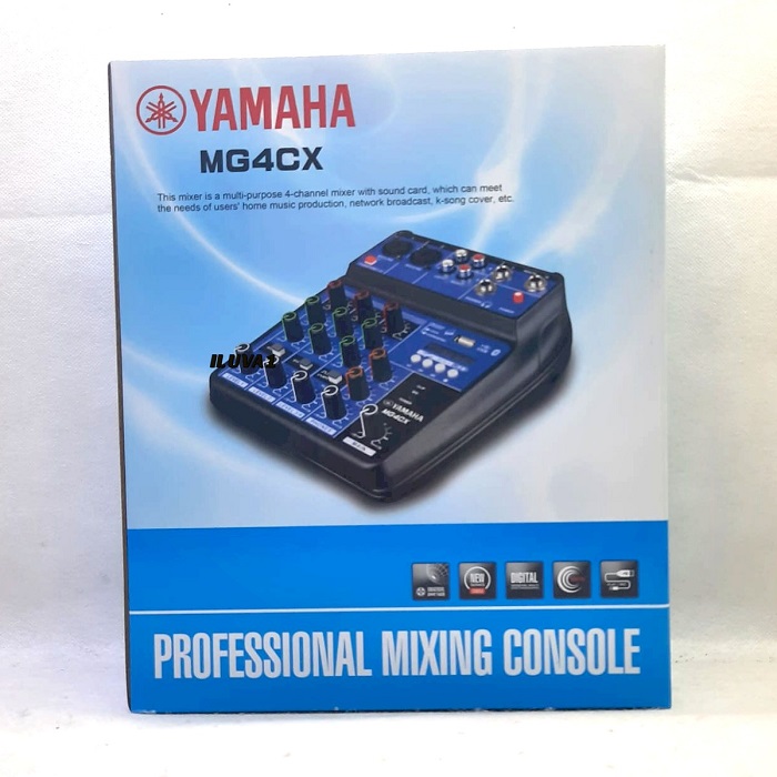 Mixer Audio Profesional YAMAHA MG04CX mixer kecil 4 saluran Mendukung ...
