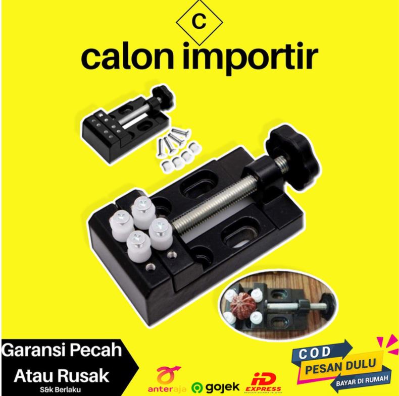 Ragum Besi Mini 4 Inch Catok Alat Penjepit Objek Pengrajin Seni ...