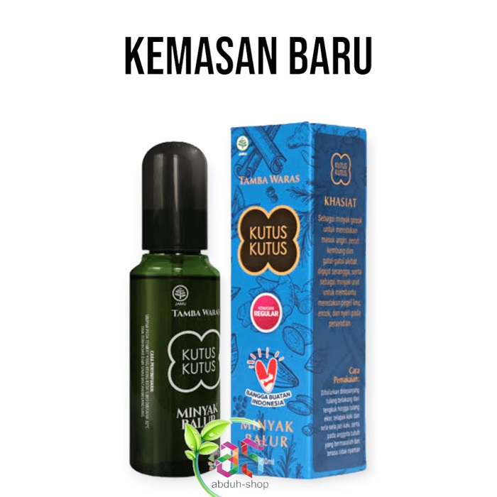 Kutus Kutus Organic Herbal Healing Oil Tamba Waras Kemasan Baru