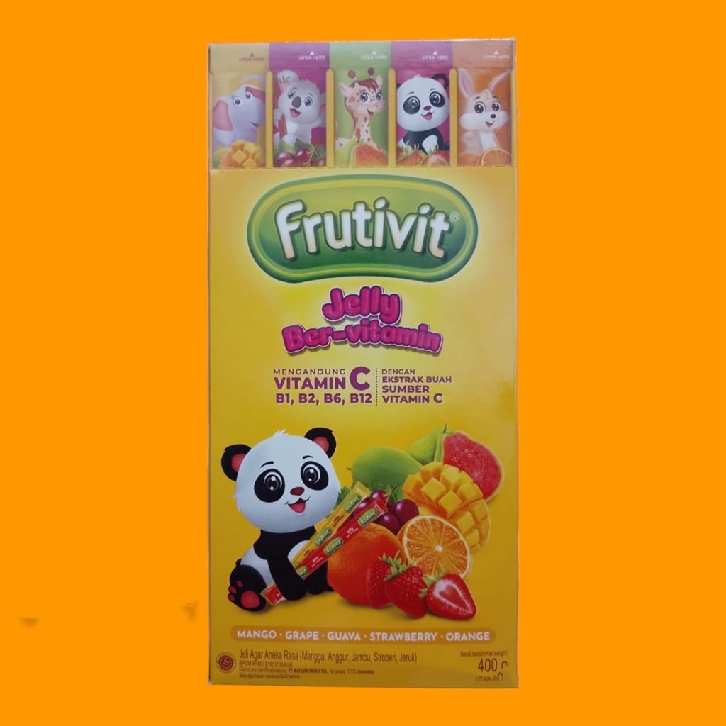 Jelly ber vitamin Frutivit by mayora ( 1 box isi 20 pcs ) jelly enak ...