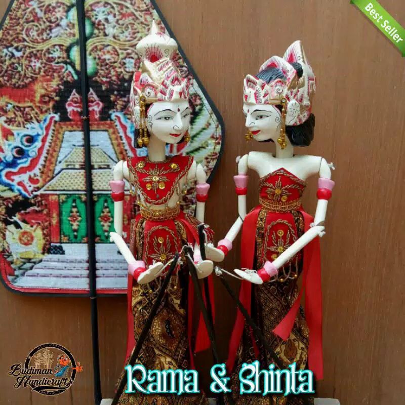 Wayang Golek Rama Sinta Medium Uk 50cm (Sepasang) | Lazada Indonesia