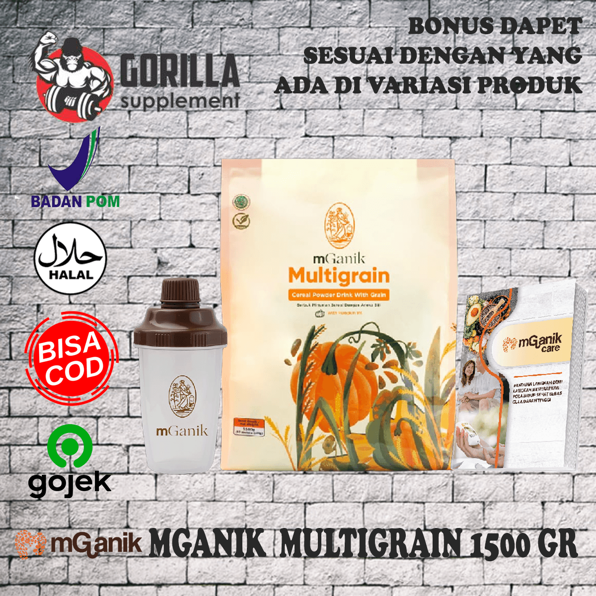 Mganik MultiGrain 3 Box 60 Sachet Free Shaker M ganik Multi Grain ...