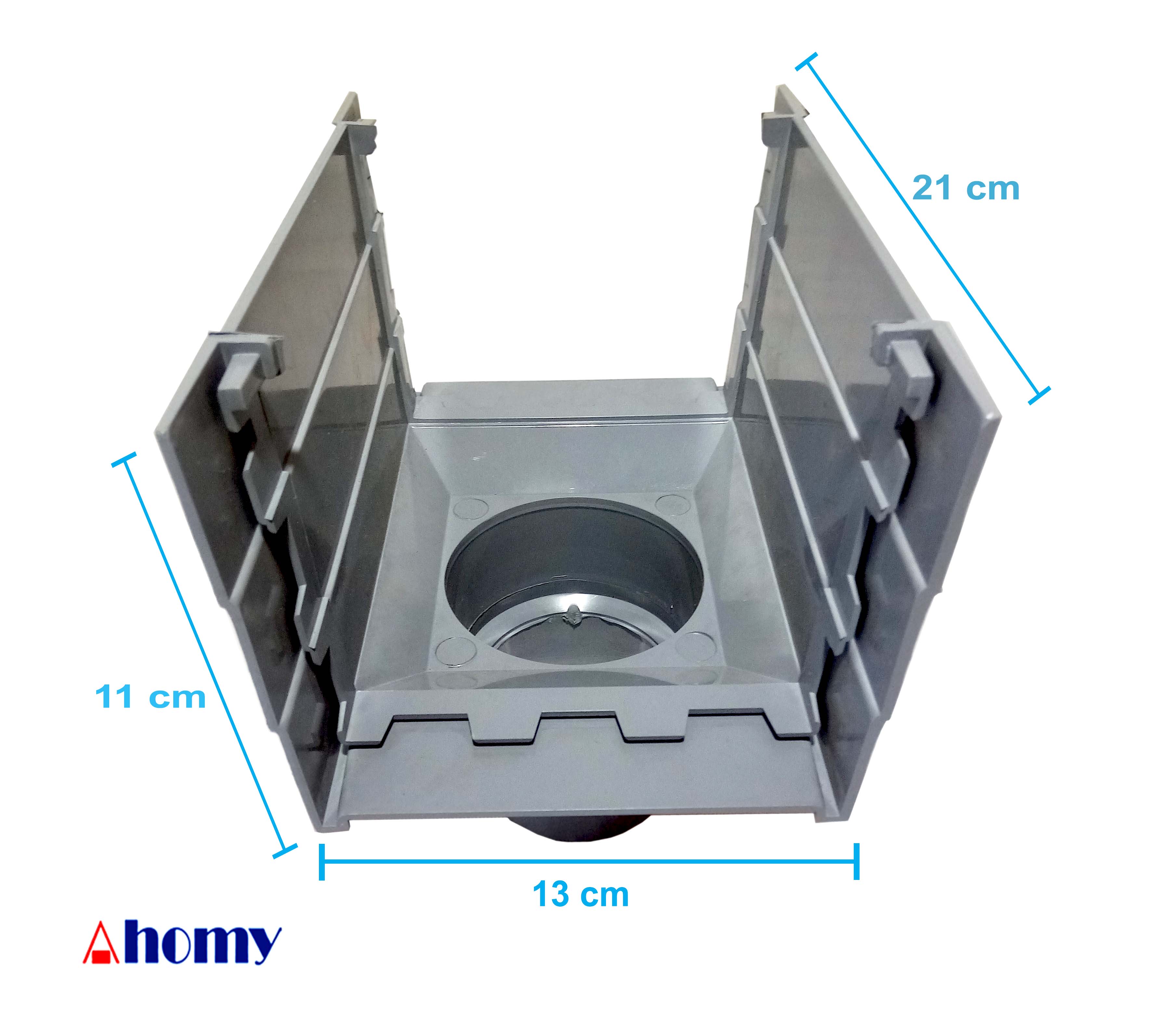 3pc kotak corong talang air pvc 140mm tebal power gutter outlet ...