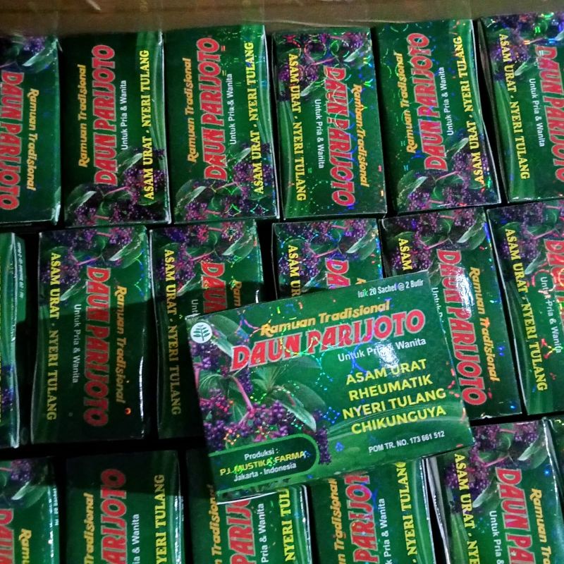 Herbal Asam urat Super Ampuh Daun Parijoto Original Obati Reumatik Flu ...
