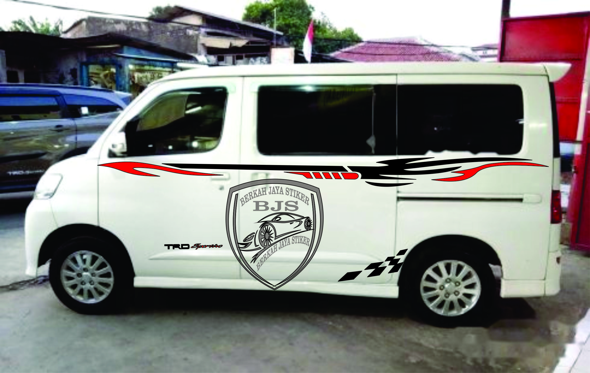 Sticker stiker mobil grandmax stiker mobil apv daihatsu grandmax luxio ...