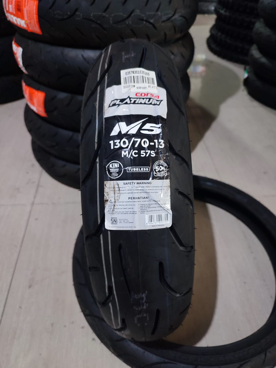 Ban Motor NMAX CORSA M5 Ring 13 Ukuran 110/70-13 & 130/70-13 Tubeless ...