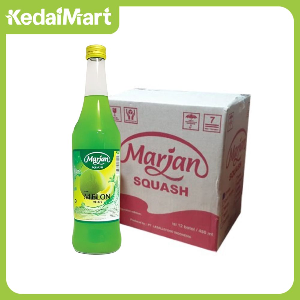 Marjan Squash Melon 450 ml Dus Isi 12 | Lazada Indonesia