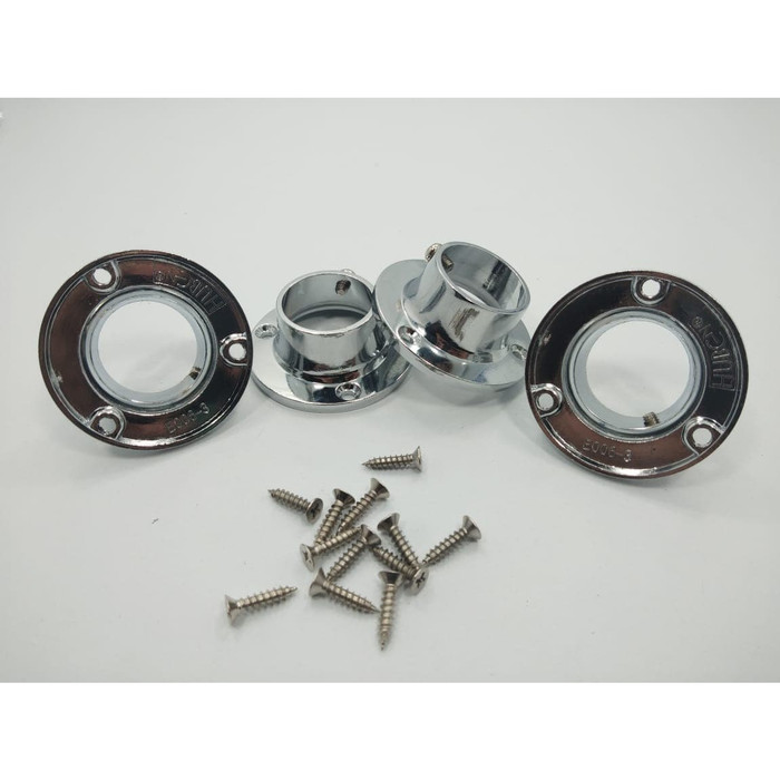 HUBEN BP 25 Bracket Pipa Lemari Kabinet 1 Inci / Dudukan Gantungan ...