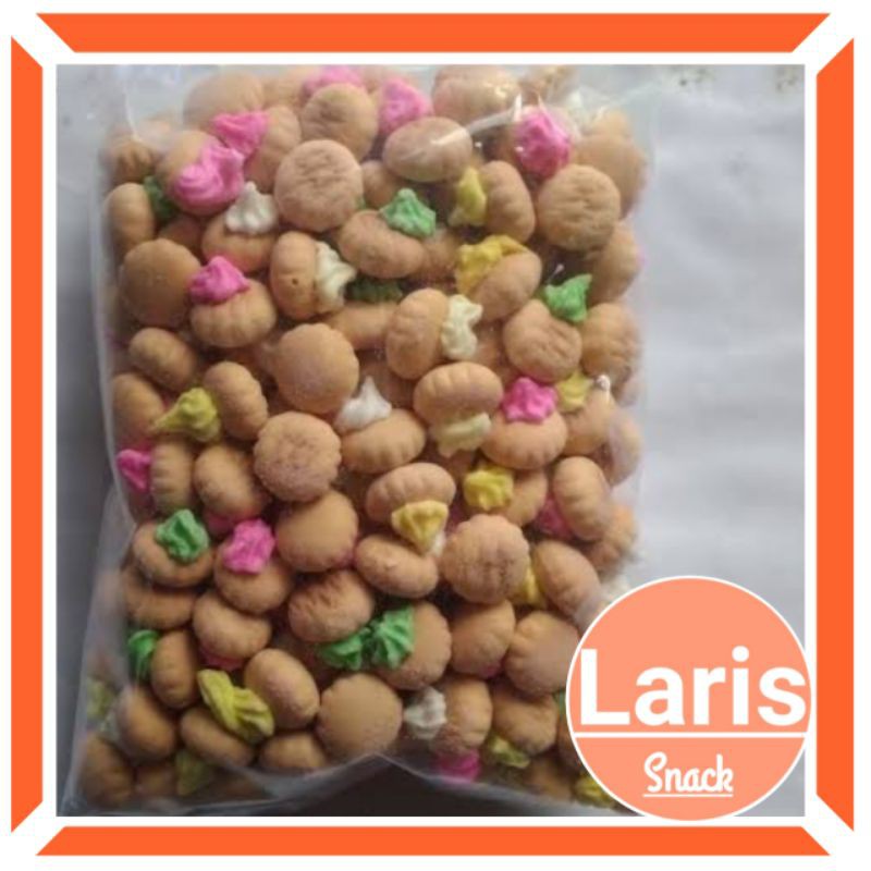 Biskuit Gem Rose (Warna Warni) Gemrose / Roti Gem / Kue Monas Cemilan ...