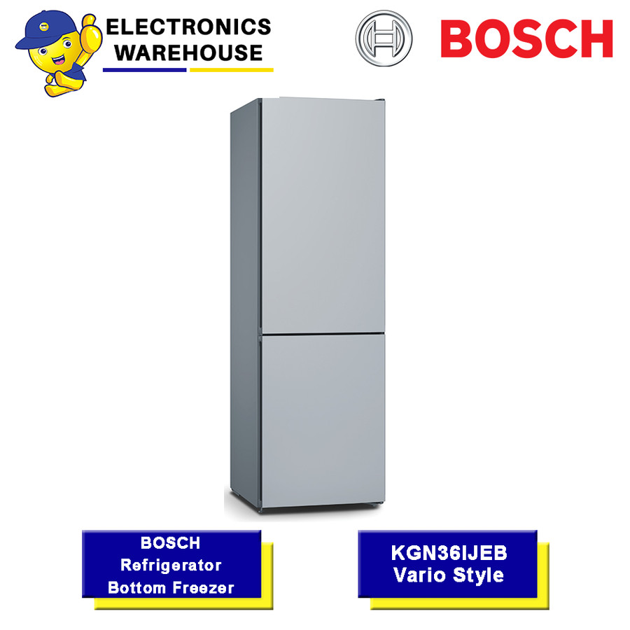 BOSCH Kulkas VarioStyle KGN36IJEB Freezer Bawah Freestanding Serie 4 ...