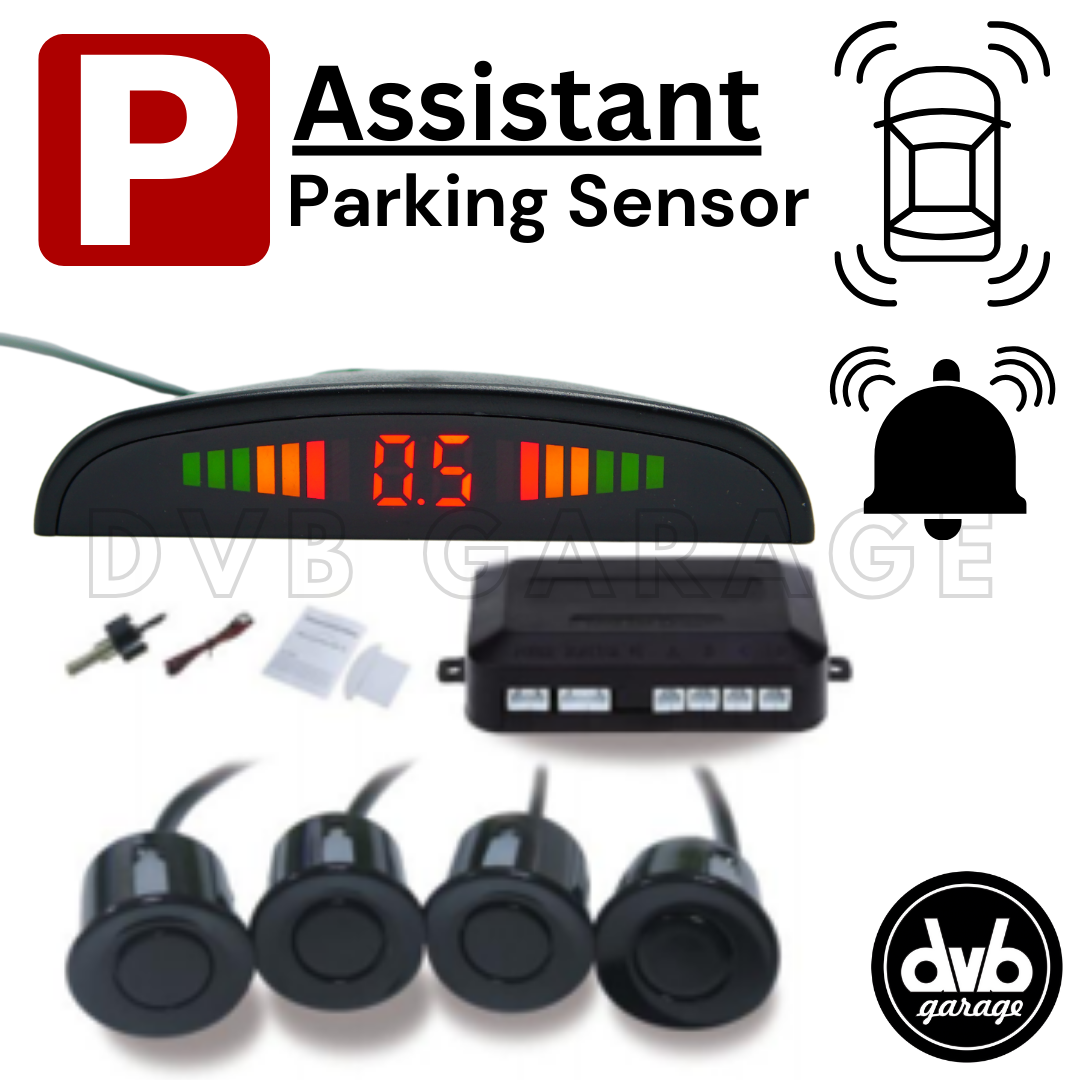 PARKING SENSOR ALARM LED DISPLAY 2 / 4 TITIK PREMIUM QUALITY PARKIR ...