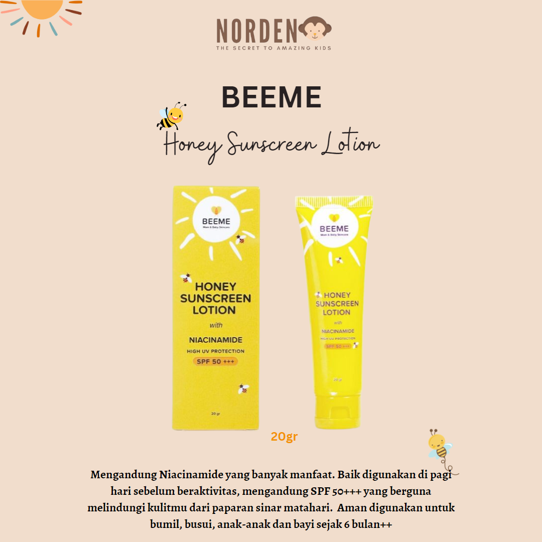 [ND] BEEME Honey Sunscreen Lotion With Niacinamide SPF 50+++ | Lazada ...