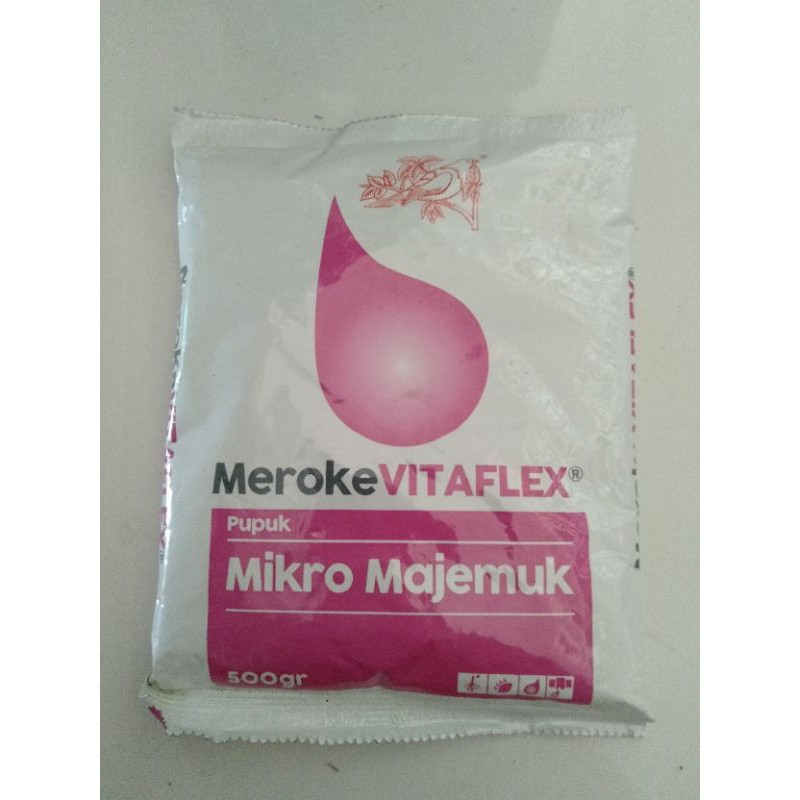 PUPUK VITAFLEX 500 GRAM ORIGINAL PACK NUTRISI HIDROPONIK GRADE MEROKE ...