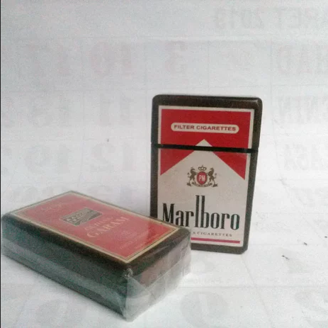 wadah/gif boxs/Tempat Rokok Wadah Rokok Kayu Marlboro bisa COD | Lazada ...