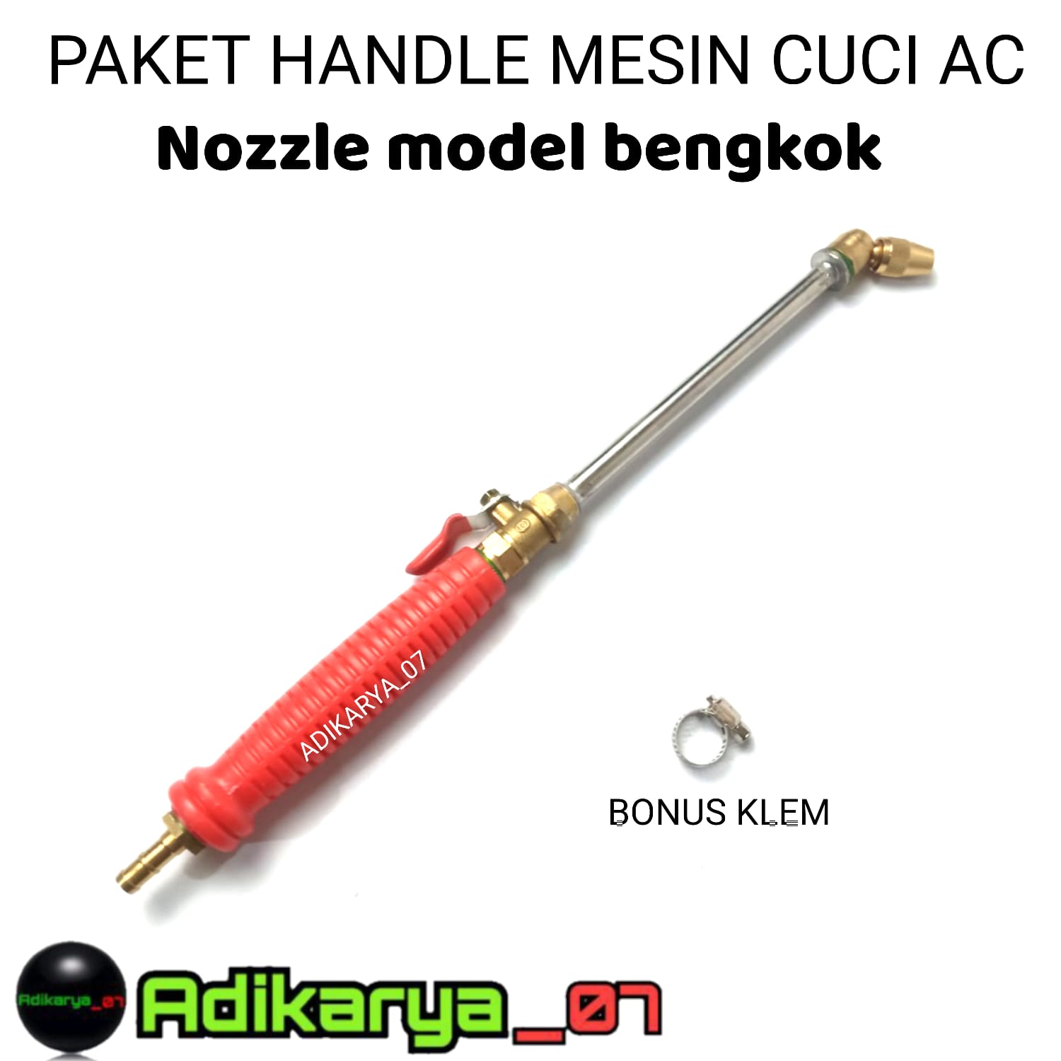 PAKET stik cuci AC bengkok spuyer cuci AC nozzle jet cleaner 1 set ...