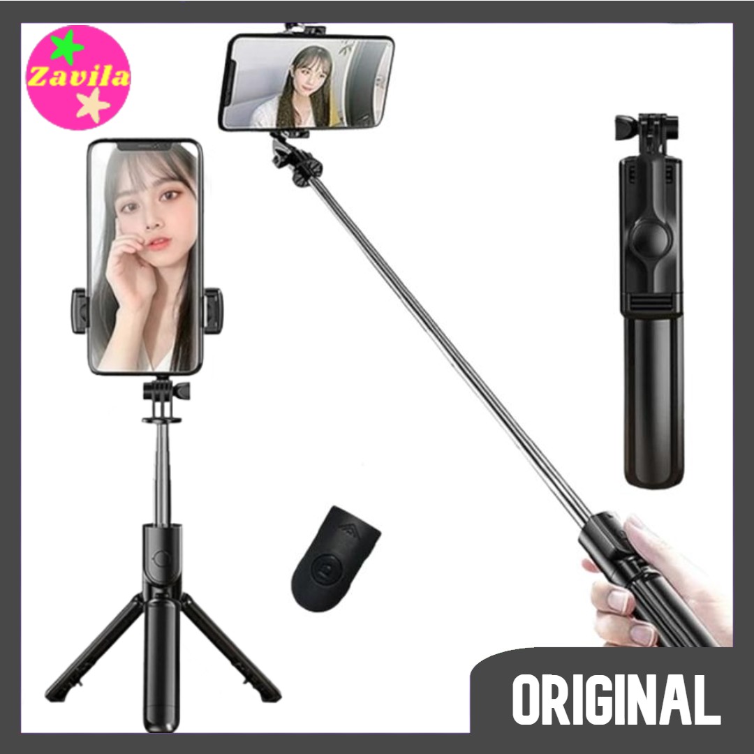 Tongsis Selfie Stick HP Tripod 3 in 1 Remote Bluetooth Shutter | Lazada ...
