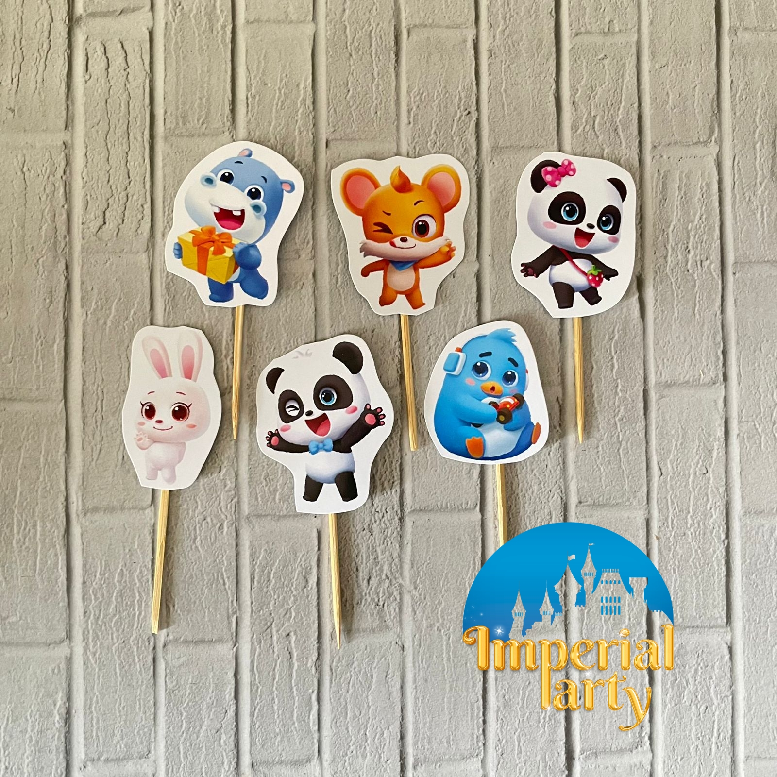 Cake Cupcake Topper Tusukan Kue Happy Birthday BabyBus | Lazada Indonesia