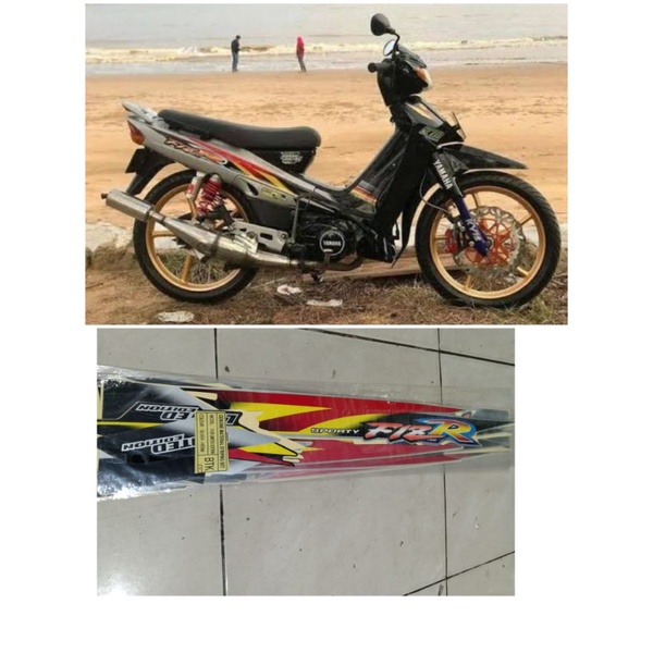 STIKER STRIPING F1ZR FIZ R LE LIMITED ESITION HITAM SILVER | Lazada ...