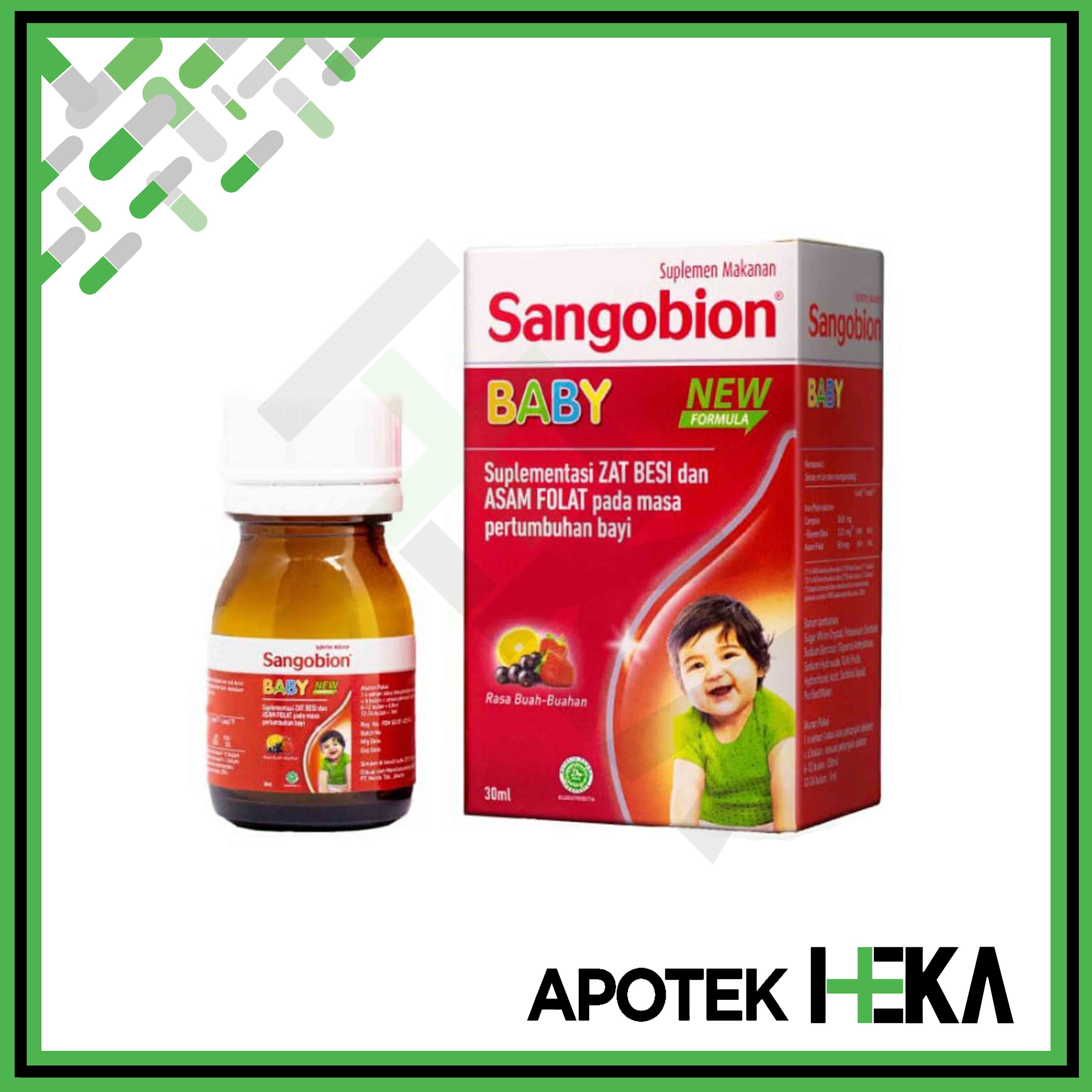 Sangobion Baby 30 ml - Sirup Vitamin dan Zat Besi Bayi | Lazada Indonesia