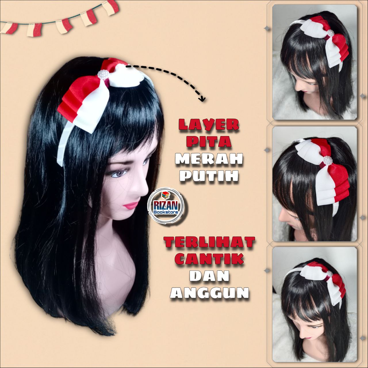 Bando Merah Putih Premium Handmade Edisi Kemerdekaan | Lazada Indonesia