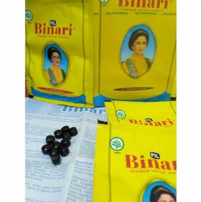 jamu pil binari ( isi 12 bungkus @ 12 pil ) | Lazada Indonesia