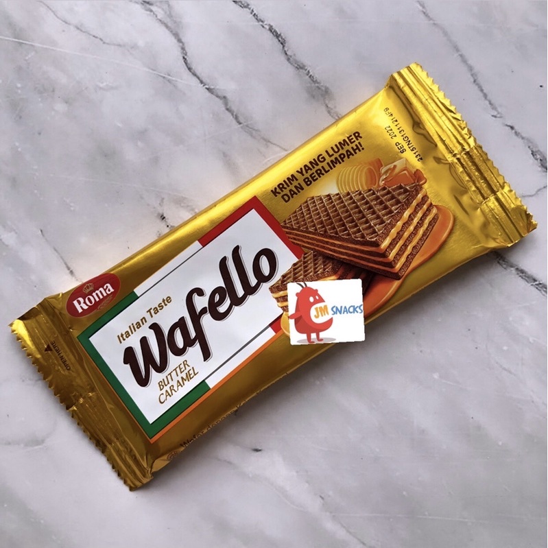 [TERMURAH] Wafello Wafer Italian Taste 1PAK (10x21gram) - Wafer Krim ...