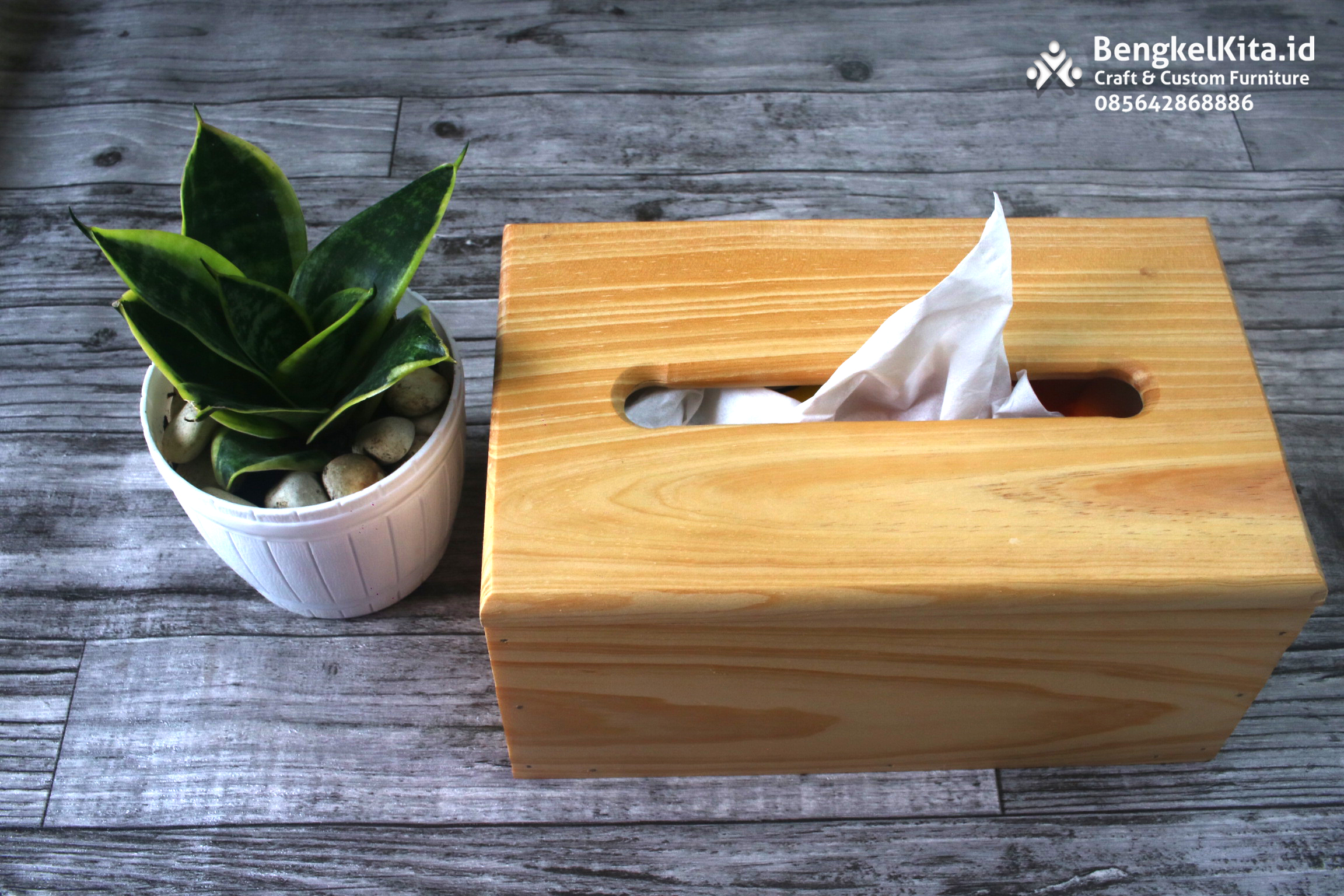Kotak Tisu / PINE WOODEN TISSUE BOX(FULL WOOD)/TEMPAT TISU KAYU FULL ...