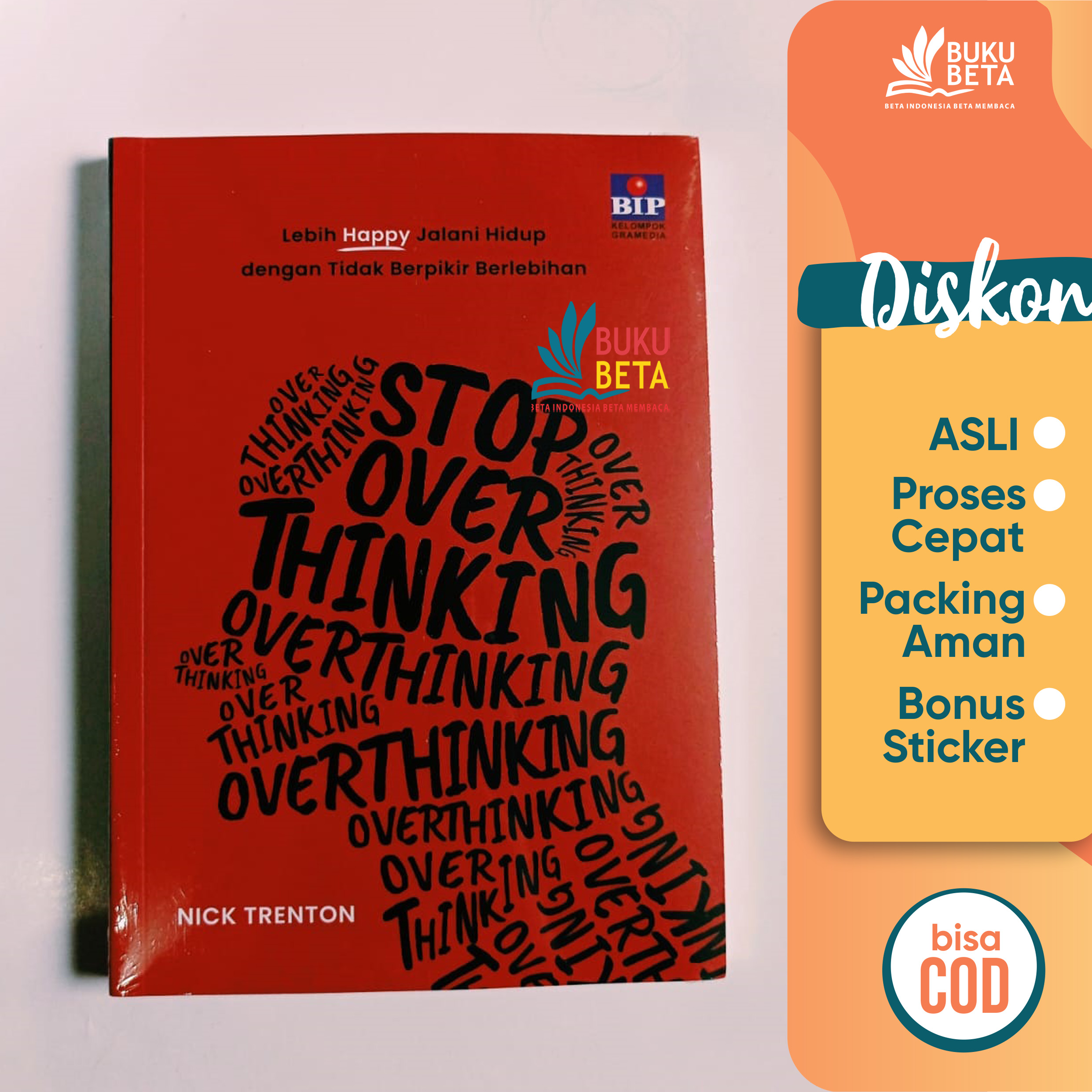 Buku Beta - Stop Overthinking - Nick Trenton | Lazada Indonesia Buku Beta - Stop Overthinking - Nick Trenton | Lazada Indonesia