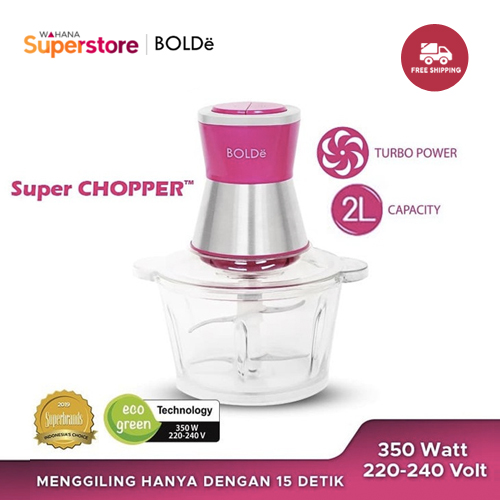 Bolde Super Chopper Stainless Casing - Pink | Lazada Indonesia