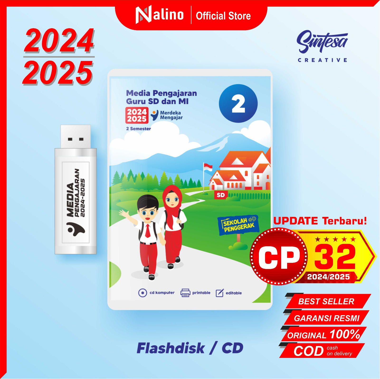 MODUL AJAR KURIKULUM MERDEKA CP 32/2024 SD KELAS 2 REVISI TERBARU 2 SEMESTER | Lazada Indonesia