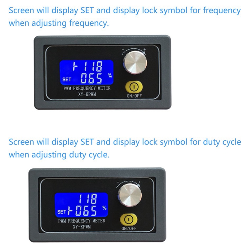 PWM Pulse Frequency Duty Cycle Adjustable Square Wave Signal Generator Module 1HZ-150KHZ Signal ...