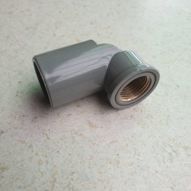 CSA Soket L BOW pvc drat dalam kuningan KNEE Sova kualitas bagus untuk ...