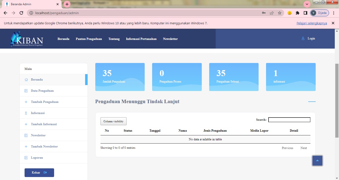 Aplikasi Pengaduan Masyarakat Berbasis web PHP MYSQL | Lazada Indonesia