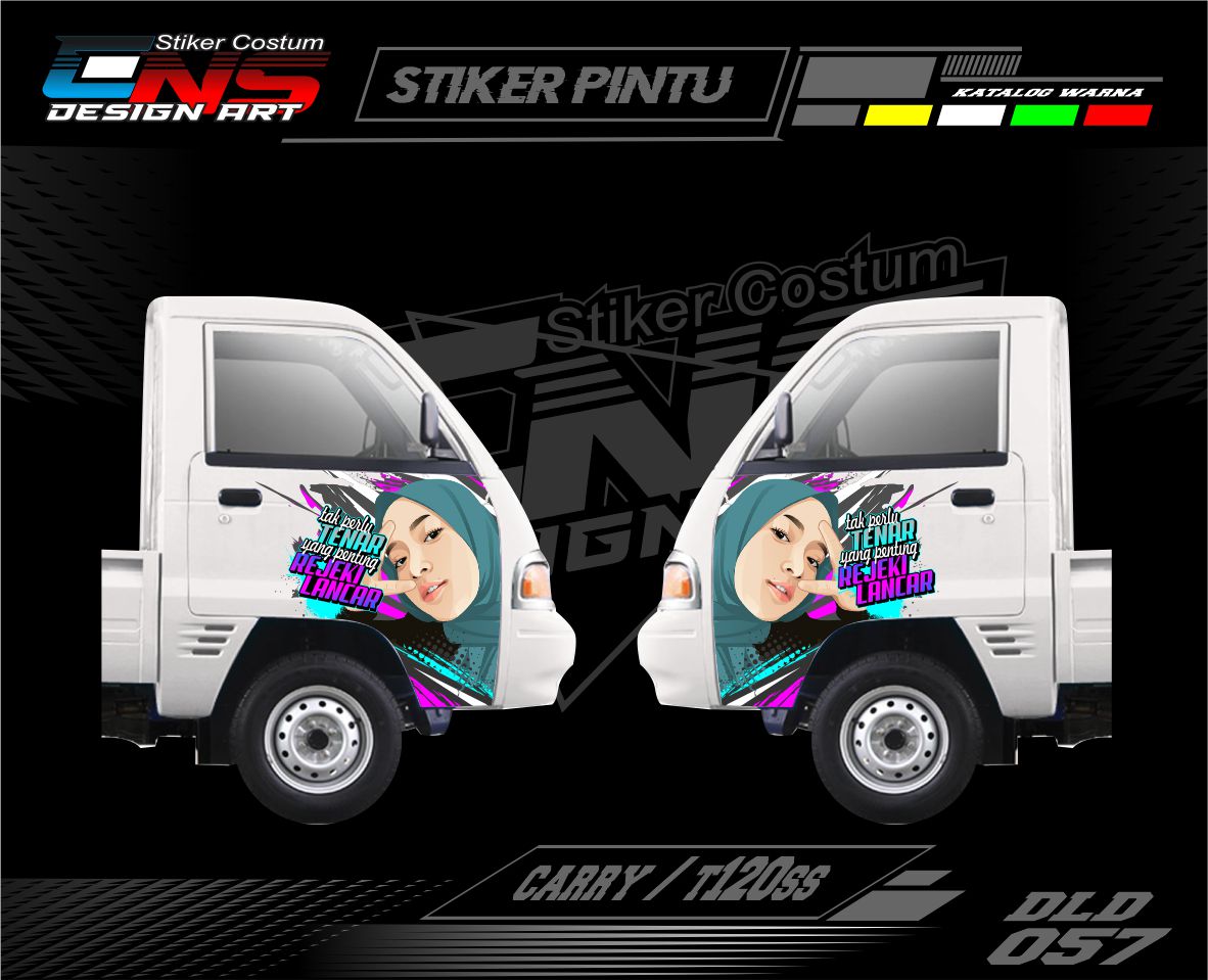 Sticker Stiker Pintu Mobil Pick Up Suzuki Carry / T120SS Sticker Stiker ...