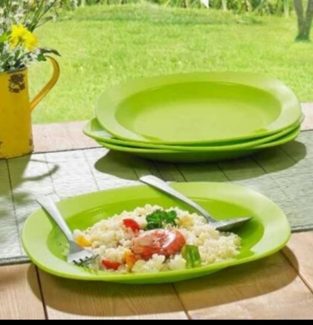 BLOSSOM PLATE TUPPERWARE 4PCS PIRING TUPPERWARE BLOOMIA PLATE ...