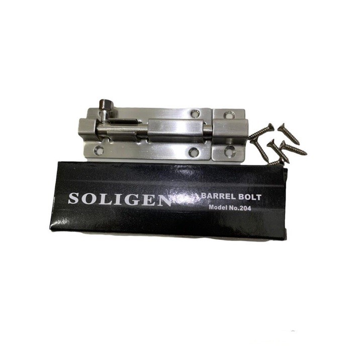 Grendel Soligen 2 Inch Stainless Steel / Slot Pintu Kamar Dan Jendela ...