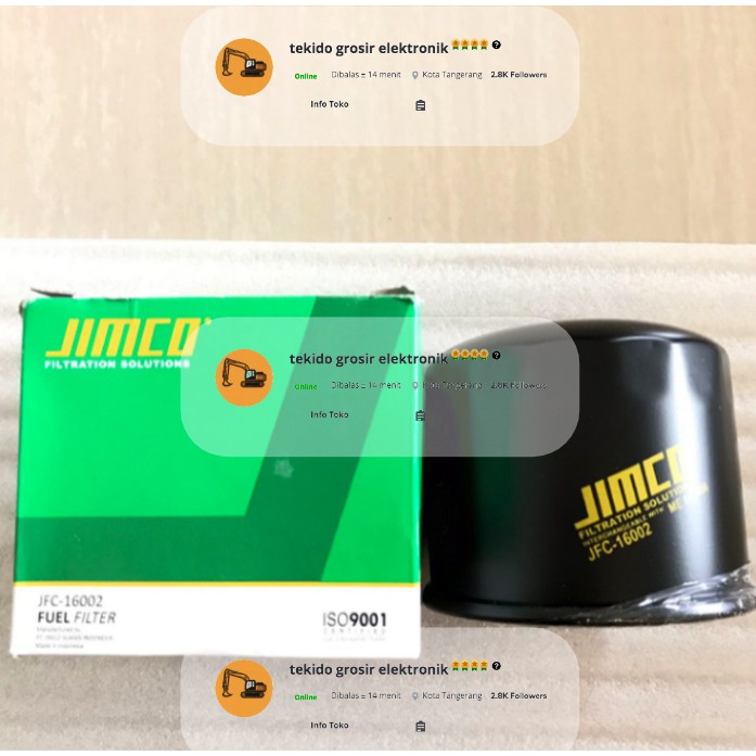 Filter JFC 16002 JIMCO | Lazada Indonesia