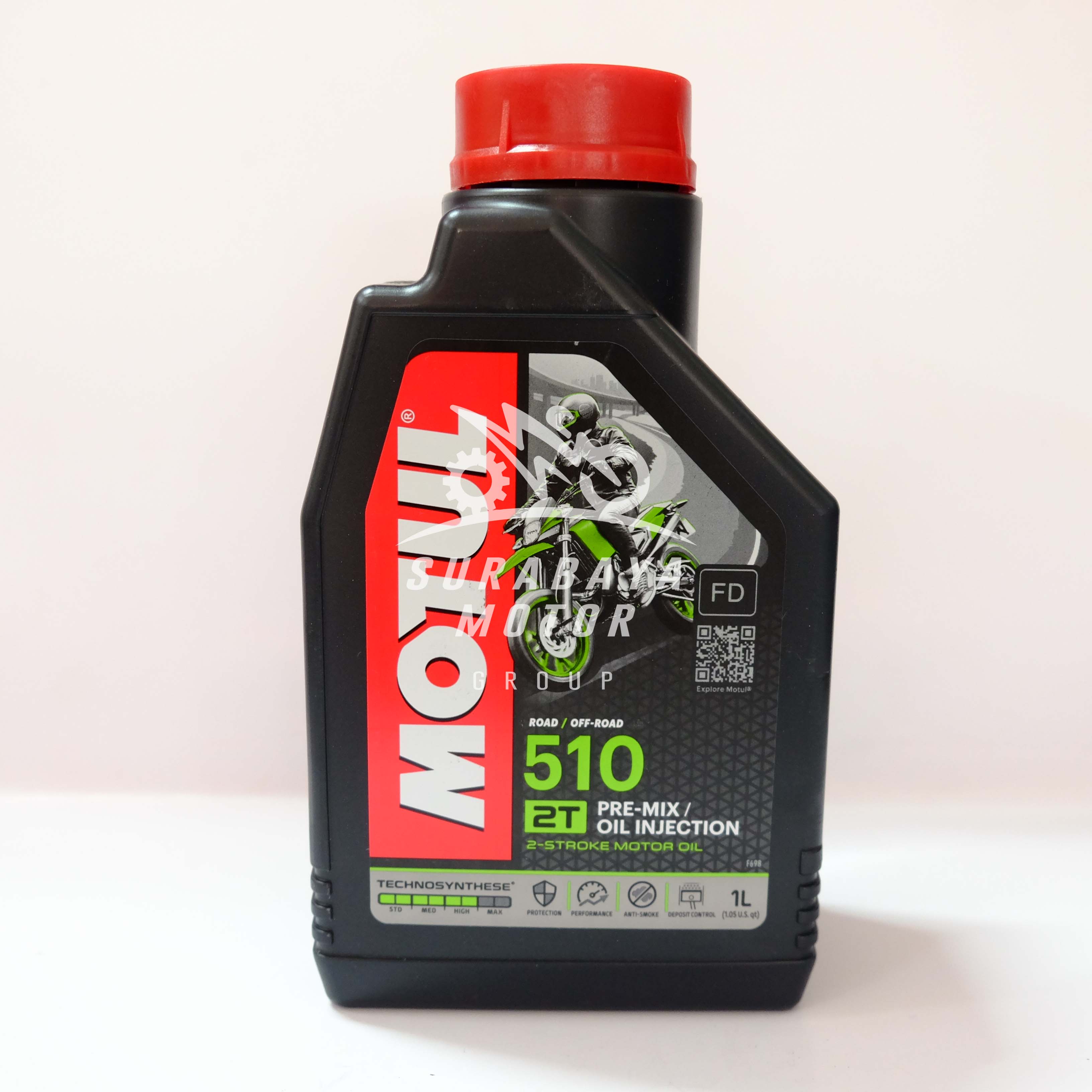Oli Samping Motul 2T 510 Pre MIX Oil Injection FD 1000ML Kemasan BARU 1L | Lazada Indonesia