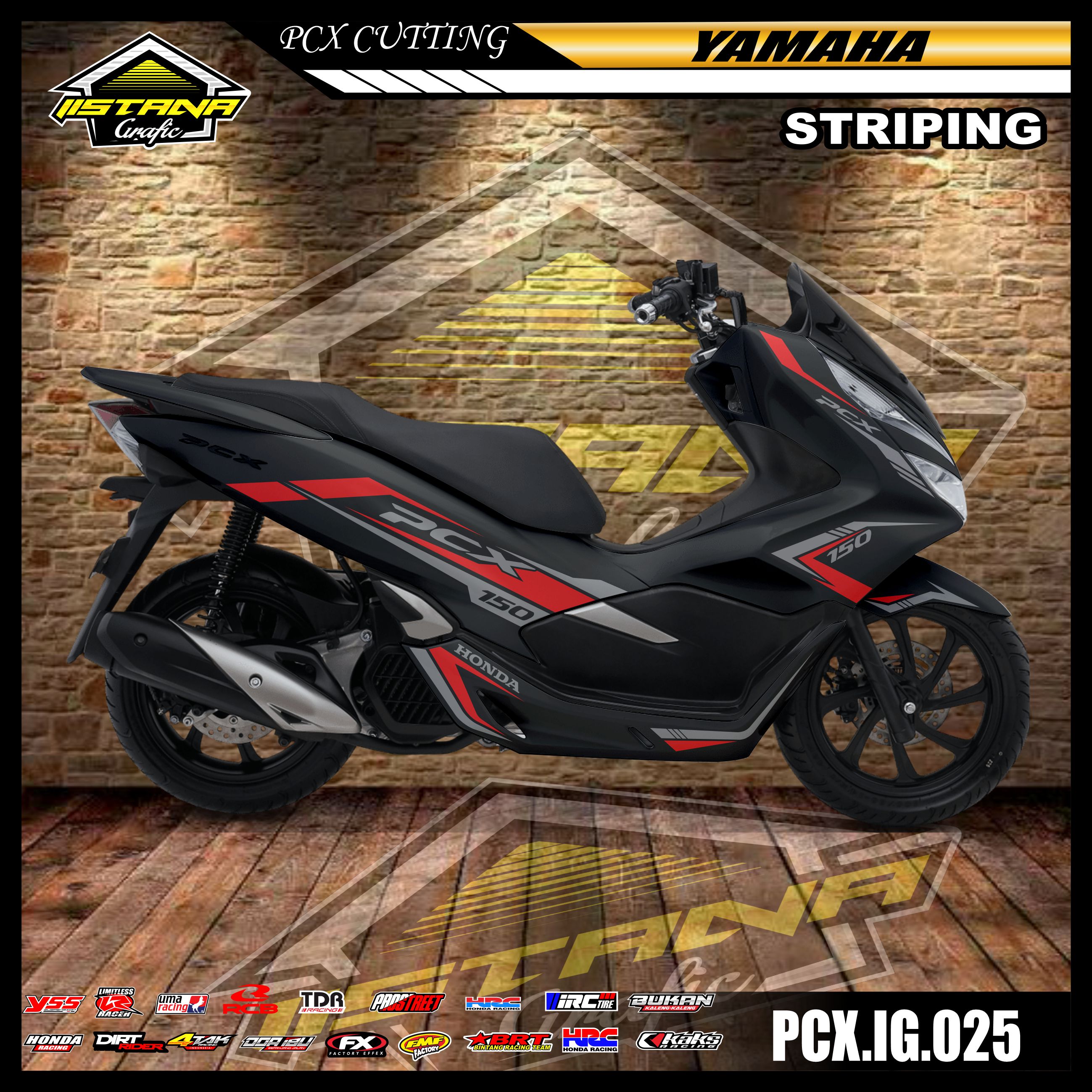 Sticker cutting pcx - sticker CUTTING Variasi motor Honda PCX motif ...
