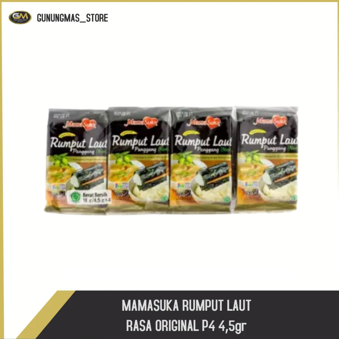 Rumput laut Panggang Original Mamasuka P4 Isi 4pcs | Lazada Indonesia