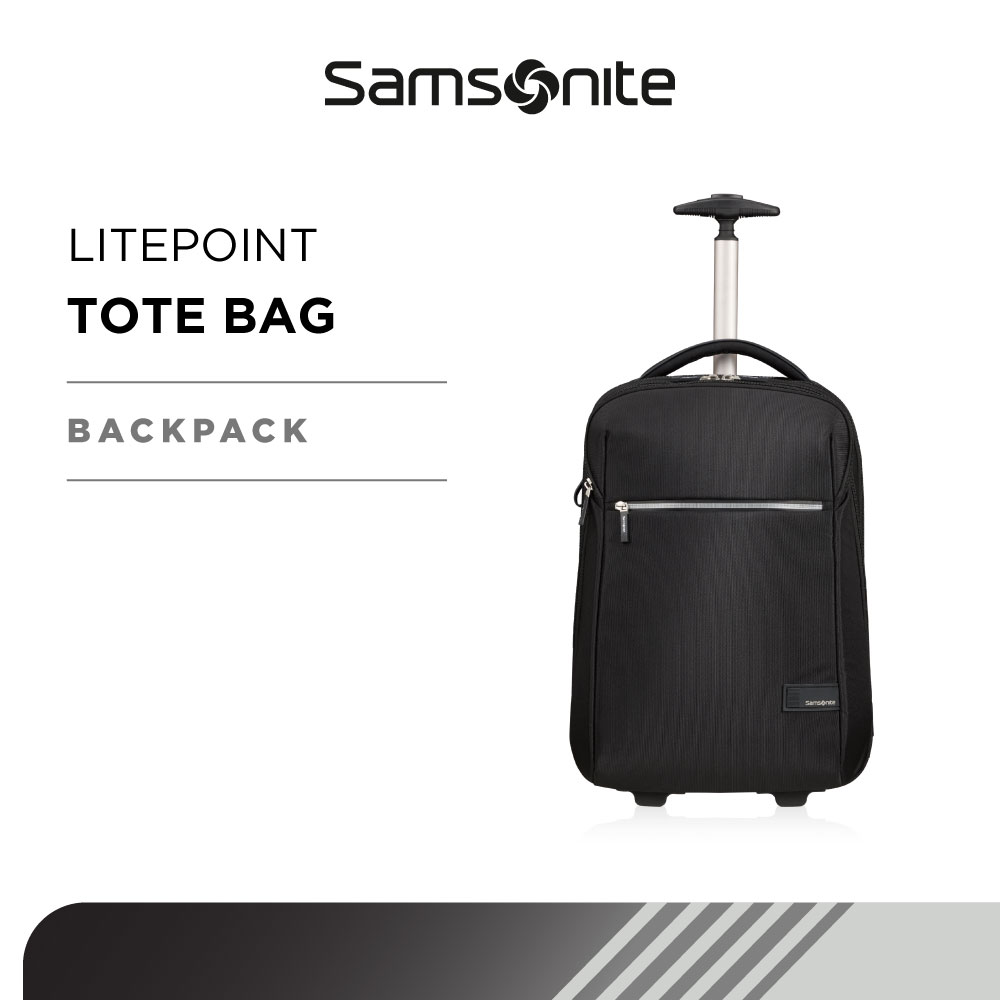 Samsonite Litepoint Laptop Backpack Wheels 17.3 inch - Black | Lazada ...