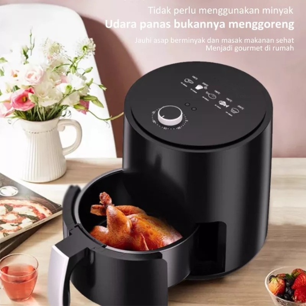 Air Fryer Mesin Penggorengan Tanpa Minyak Anti Lengket / AirFryer Timer Otomatis / Penggorengan ...